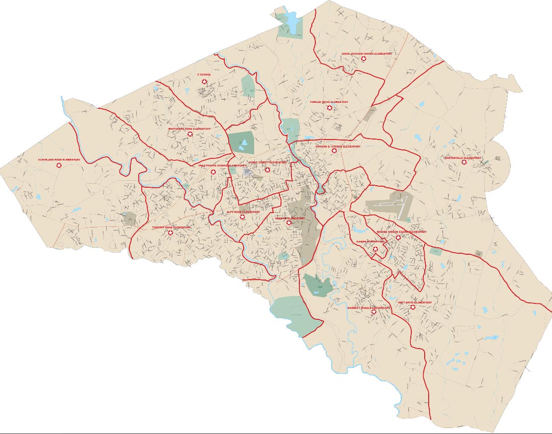 Counties Of Georgia Athens Map Athens Georgia Map Stock Photos Free